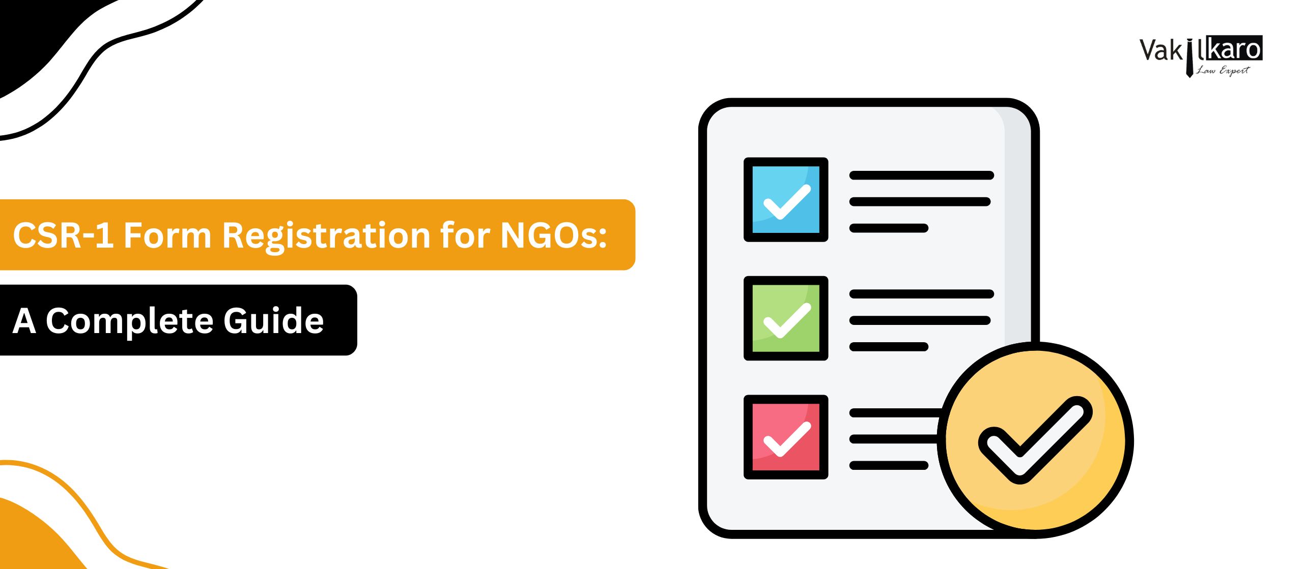 CSR-1 Form Registration for NGOs: A Complete Guide