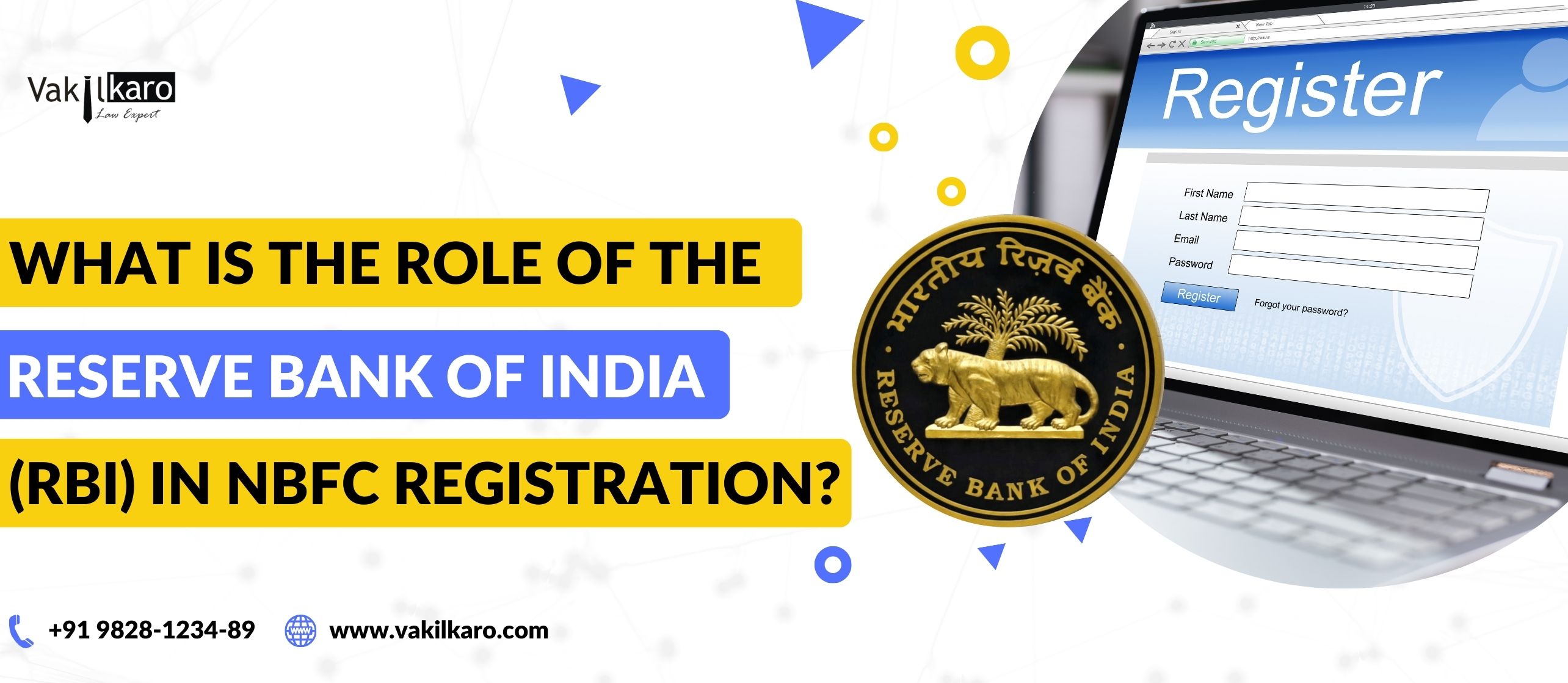 What is the role of the Reserve Bank of India (RBI) in NBFC registration?